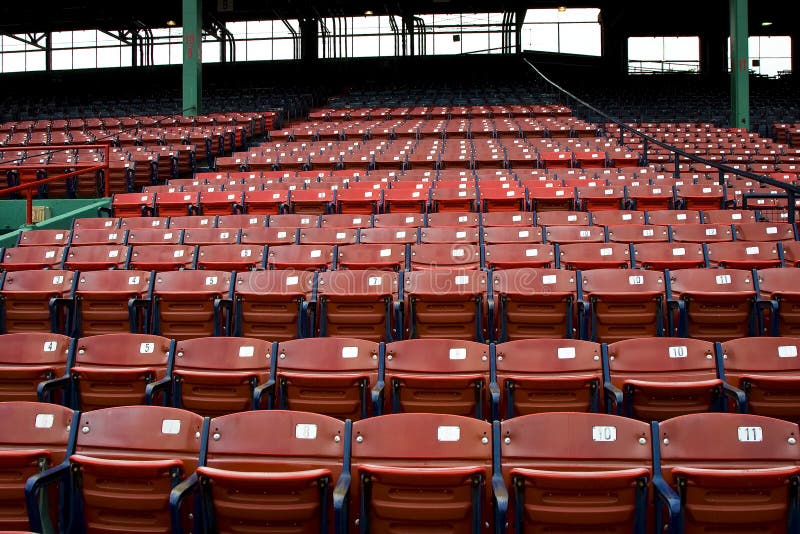 Empty Stadium Seats stock photo. Image of bleachers, american - 10489854