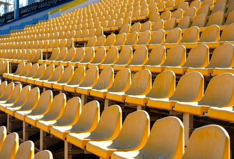 Empty stadium seats stock photo. Image of sector, group - 197227864