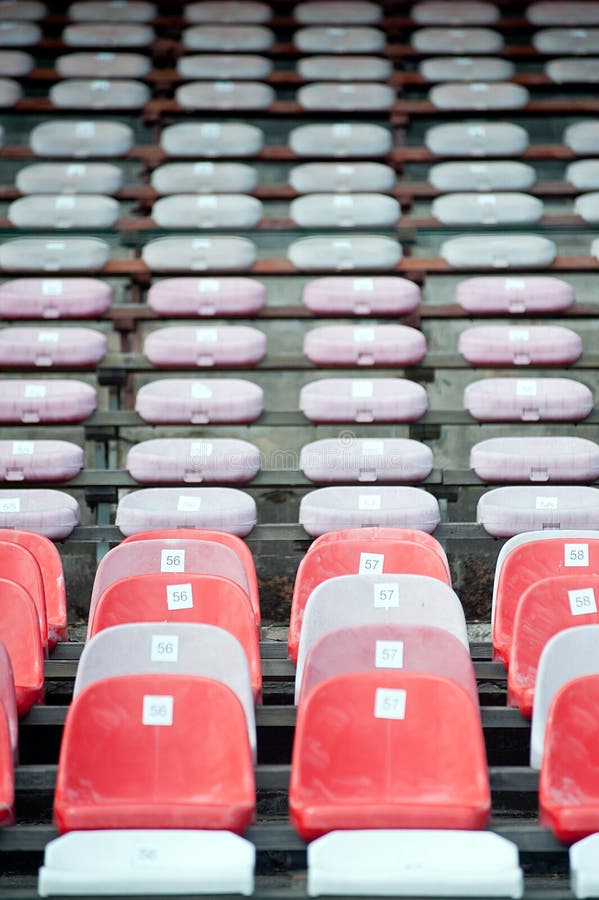 Empty stadium seats stock image. Image of stadiums, football - 31121629