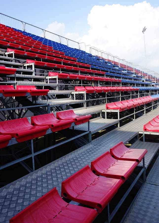 Vacant Stadium Seats stock photo. Image of pattern, empty - 32339204