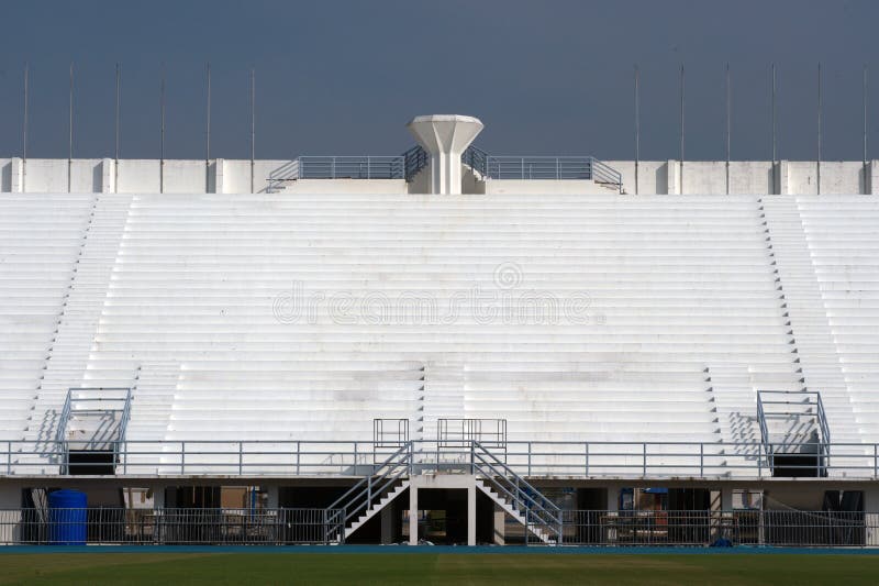 Empty stadium. stock photo. Image of open, game, summer - 83576002