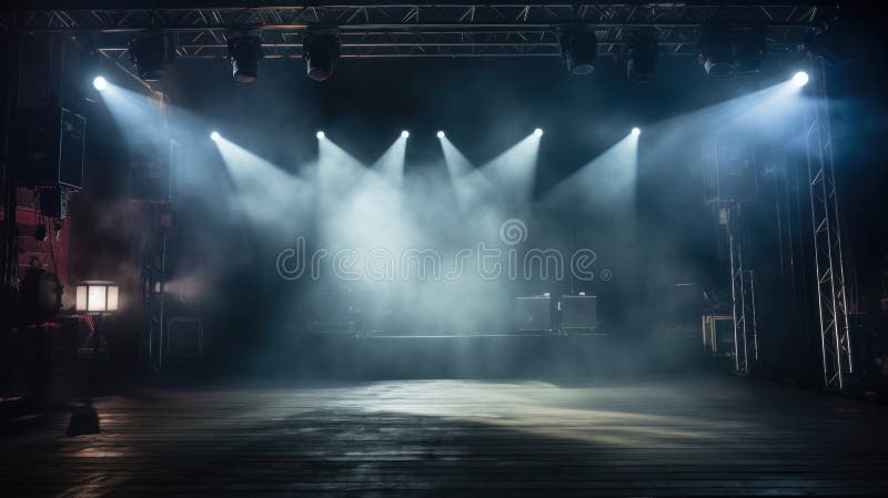 Concert Stage Background Empty