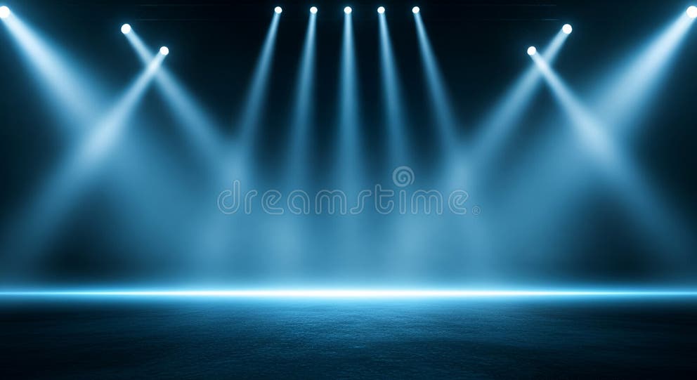 Bright Blue Spotlight Beams Stock Illustrations – 3,021 Bright Blue ...