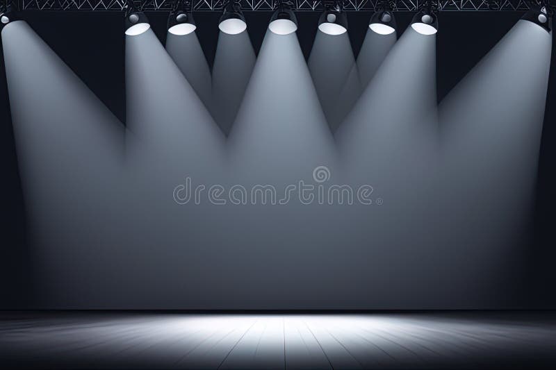 Empty Stage. 3d Rendering Empty Stage. 3d Rendering Empty Concert Hall ...