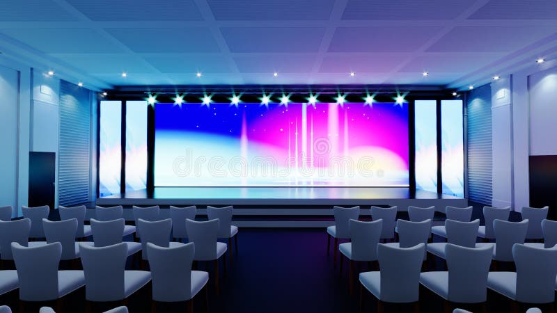 Empty Stage Design for Mockup and Corporate Identity, Original Designed ...