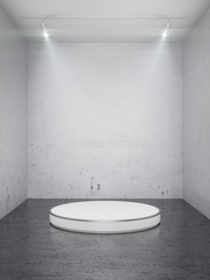 Empty stage in interior stock image. Image of night, olympic - 33030947