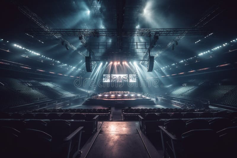 Big Empty Concert Stage Stock Illustrations – 479 Big Empty Concert ...