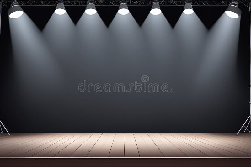 Empty Stage with Spotlights. Empty Concert Hall. Empty Concert Hall ...