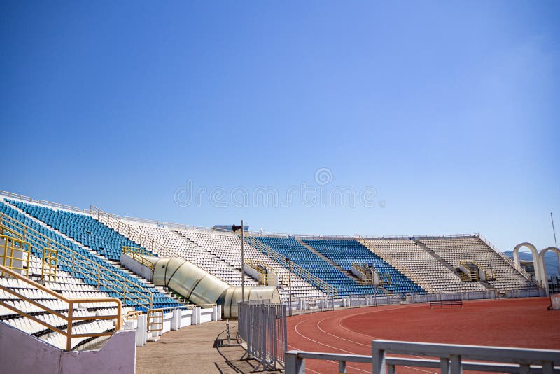 Empty Stands at the Stadium Editorial Image - Image of epidemic, seat ...