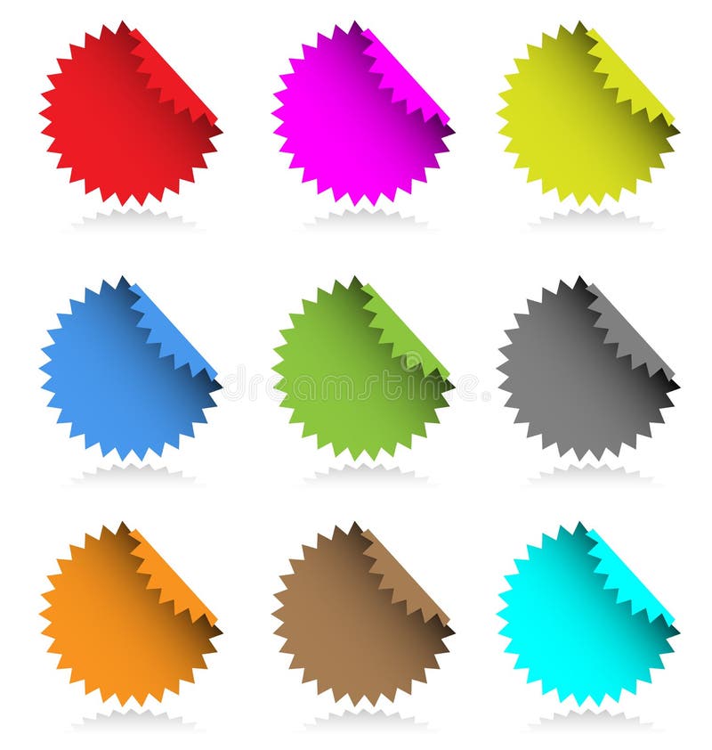 Promotion Special Sale Offer Star Price Sticker Paper Label Stars ...