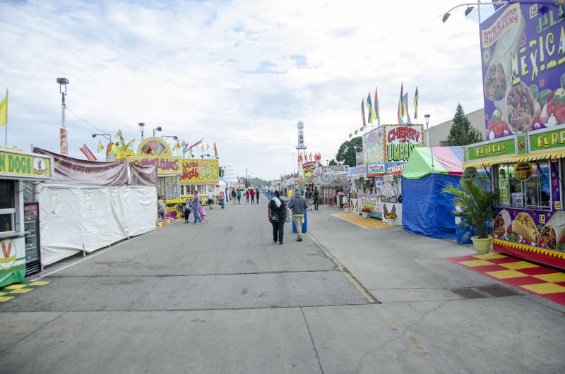 Empty state fair editorial photo. Image of county, fair - 44578436