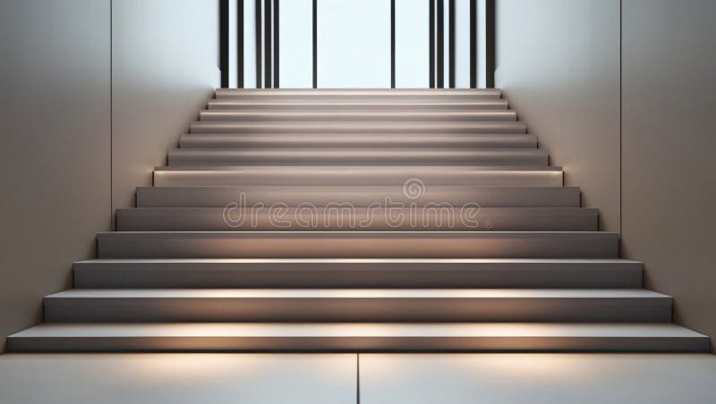 Empty Steps Against Wall stock illustration. Illustration of connection ...