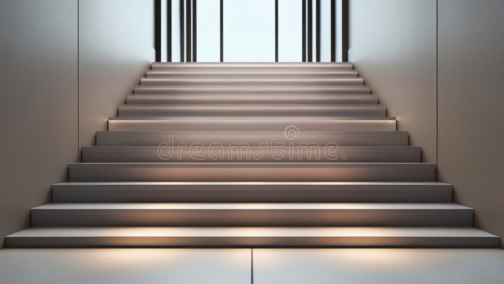 Empty Steps Against Wall stock illustration. Illustration of connection ...