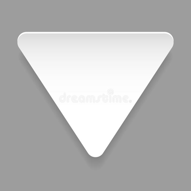 Empty sticker triangle stock vector. Illustration of sign - 94196592