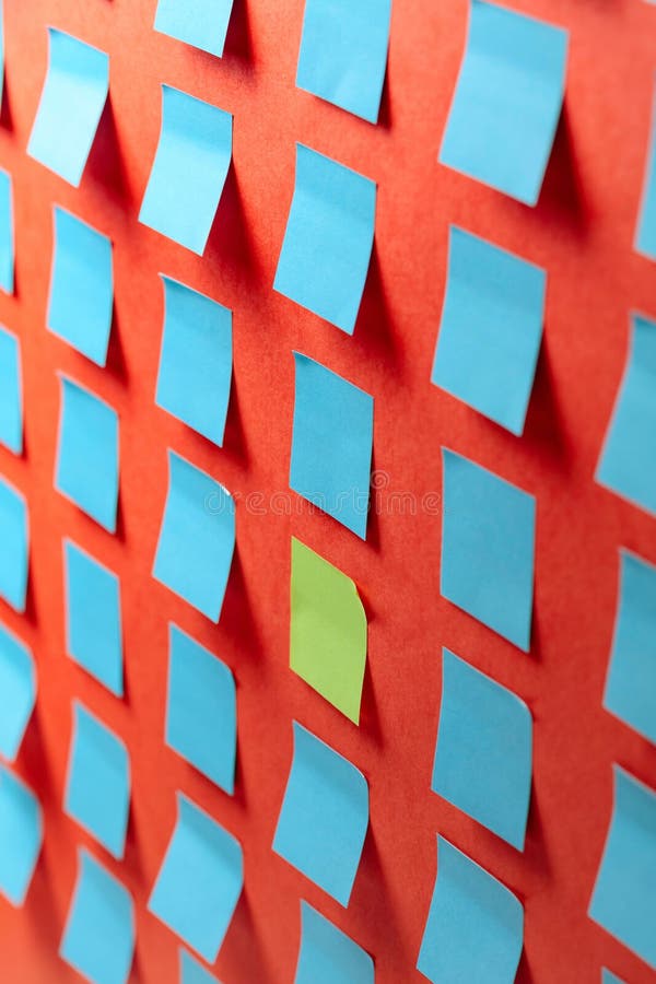 Empty Stickers on a Orange Background Stock Photo - Image of color ...