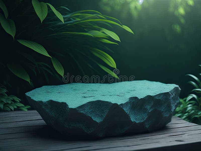 Empty Stone Table for Product. Copy Paste, Copy Space Stock ...