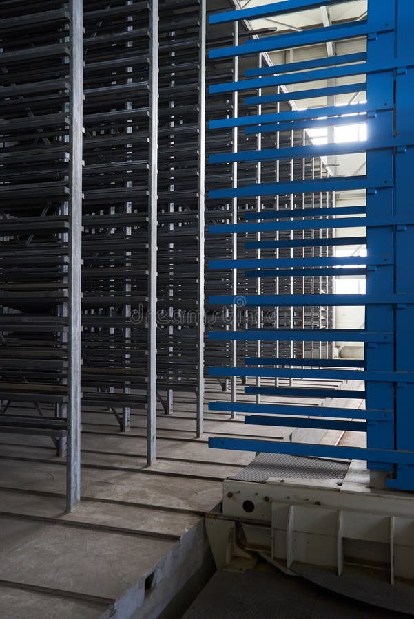 Empty Storage Place in the Factory Stock Photo - Image of stainless ...
