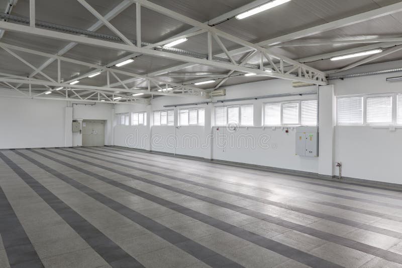 Empty storage place stock photo. Image of floor, hall - 82597382
