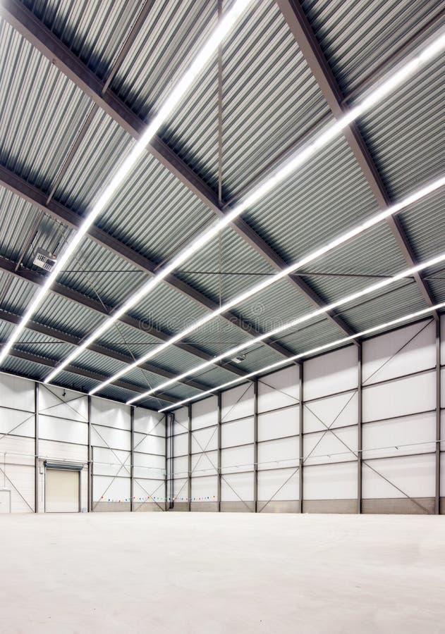 Empty storage room stock photo. Image of warehouse, industrial - 14740294