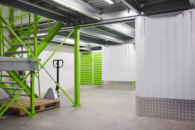 Empty storage room stock image. Image of modern, equipment - 171900055
