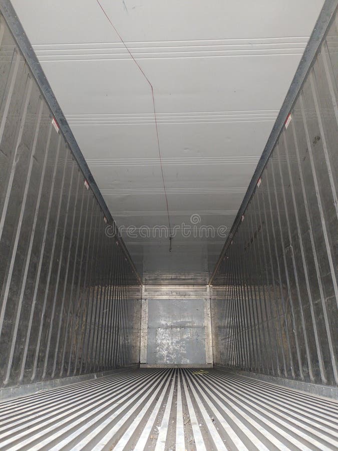 Empty Storage Room Perspektif Stock Photo - Image of room, foid: 254073028