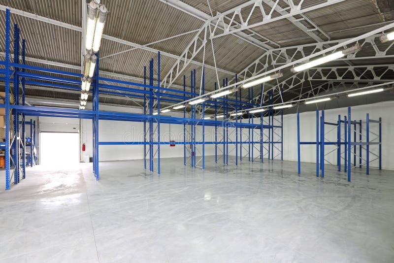 Storage room shelves stock photo. Image of warehouse - 23285396