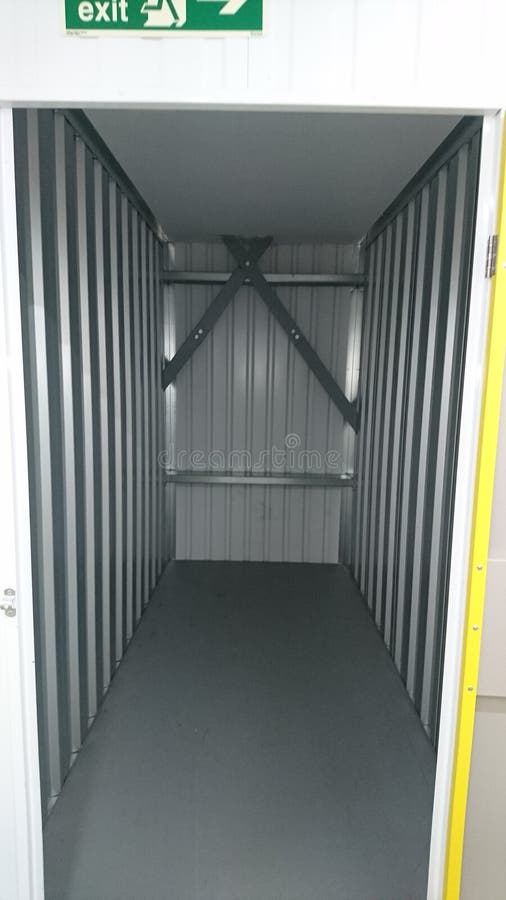 Self Storage Unit Clearance of Furniture Out into the Corridor Stock ...