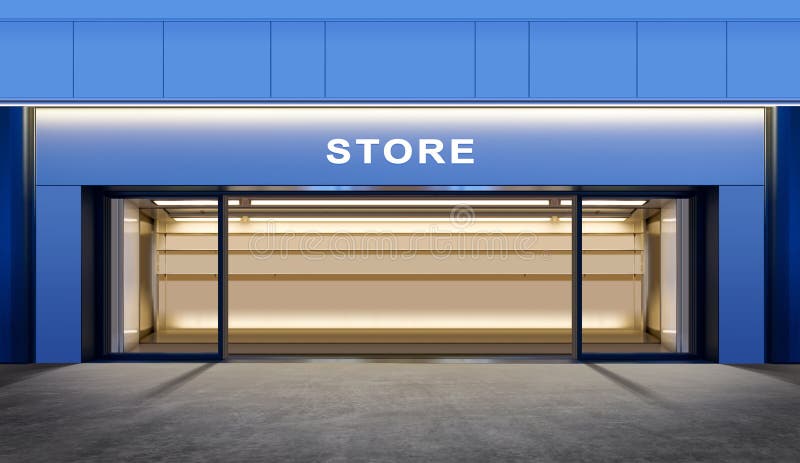 Empty store stock photo. Image of cooperative, retail - 41117504