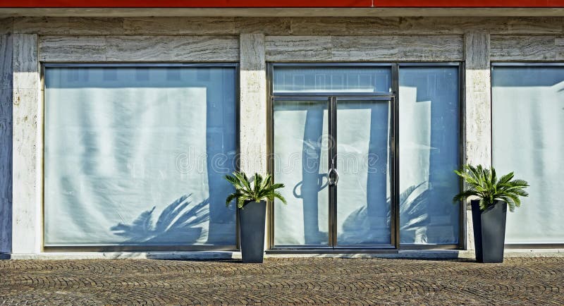 Empty store stock photo. Image of blank, bankruptcy, front - 34961774