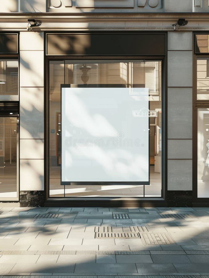 Empty Storefront stock image. Image of real, cityscape - 363200937