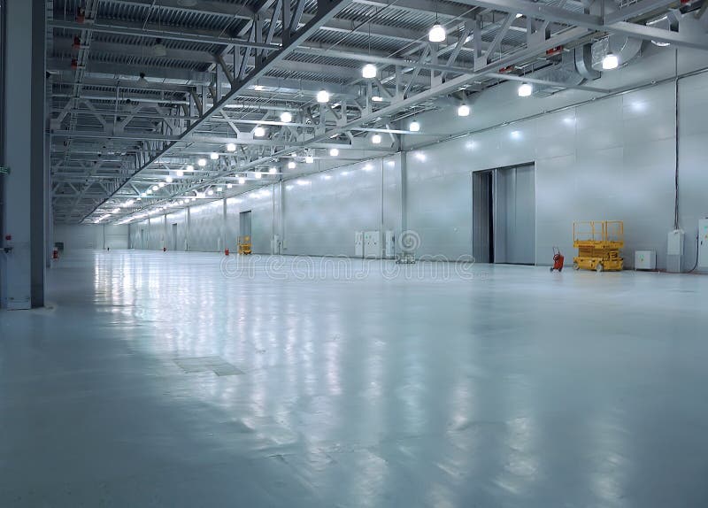 Empty storehouse stock image. Image of scene, corporate - 4570567