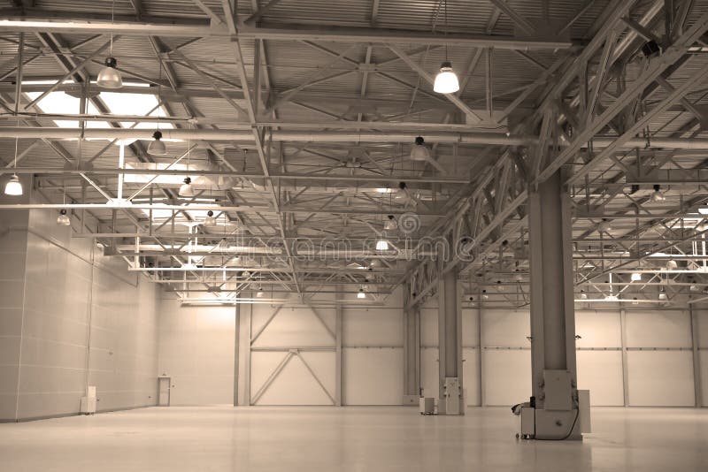 Empty storehouse stock photo. Image of environmental, construction ...