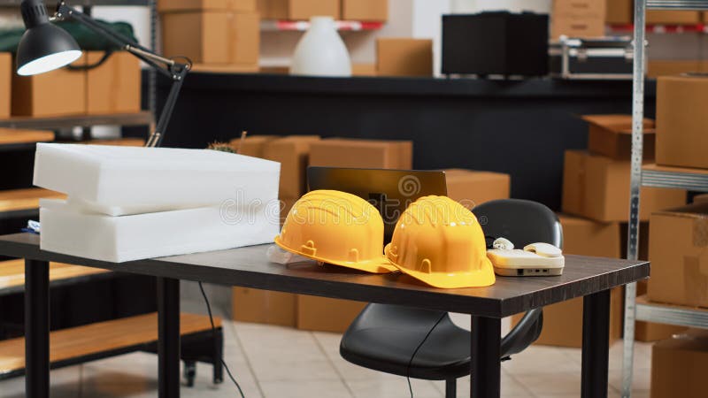 Empty Storehouse Space Filled with Multiple Goods Stock Photo - Image ...