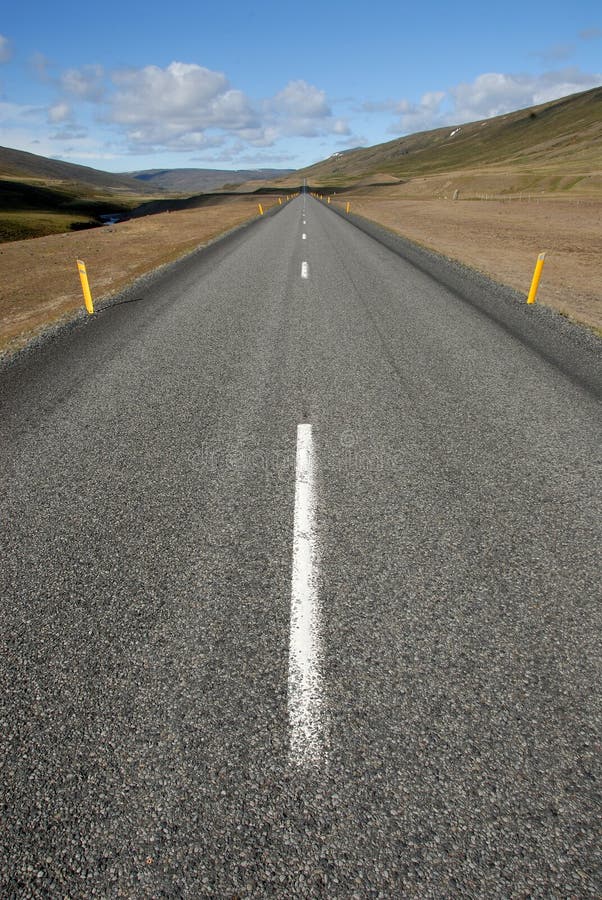 Empty Straight Road stock image. Image of route, landscape - 10121135