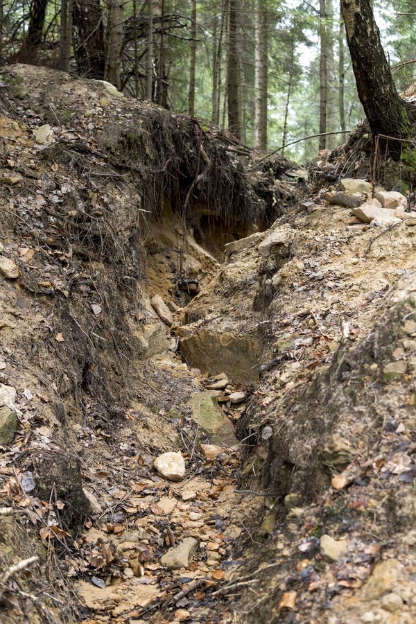 Empty Valley - the Former Village of Carynskie in Winter in Black and ...