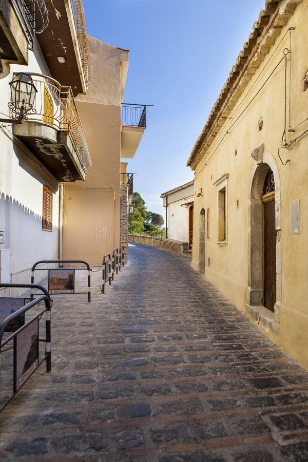 Empty Street Remote Village Italy Stock Photos - Free & Royalty-Free ...