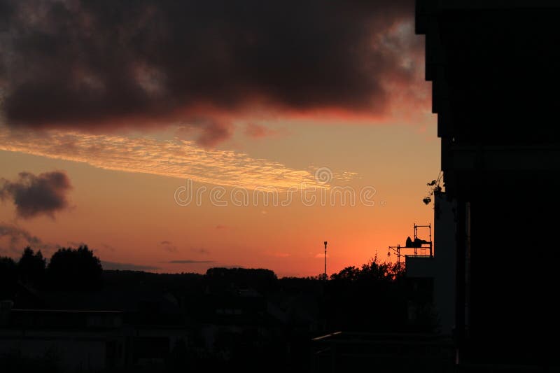 Empty Street Scene with No People at an Intersection in Poland. Stock ...
