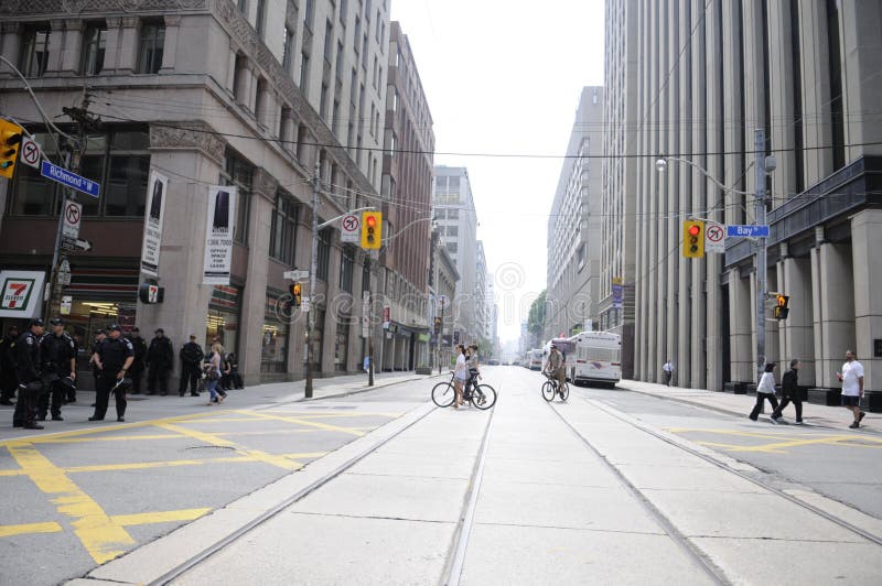 Empty streets. editorial photo. Image of cyclists, human - 26745886