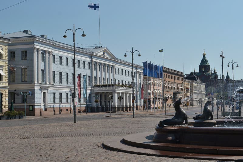 Helsinki City Hall Finland editorial photo. Image of capital - 121801676