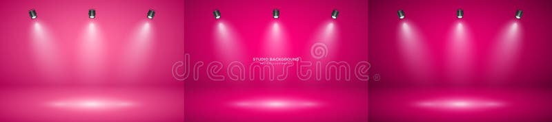 Empty Studio Abstract Background, Soft Spotlight Effect, Smooth ...
