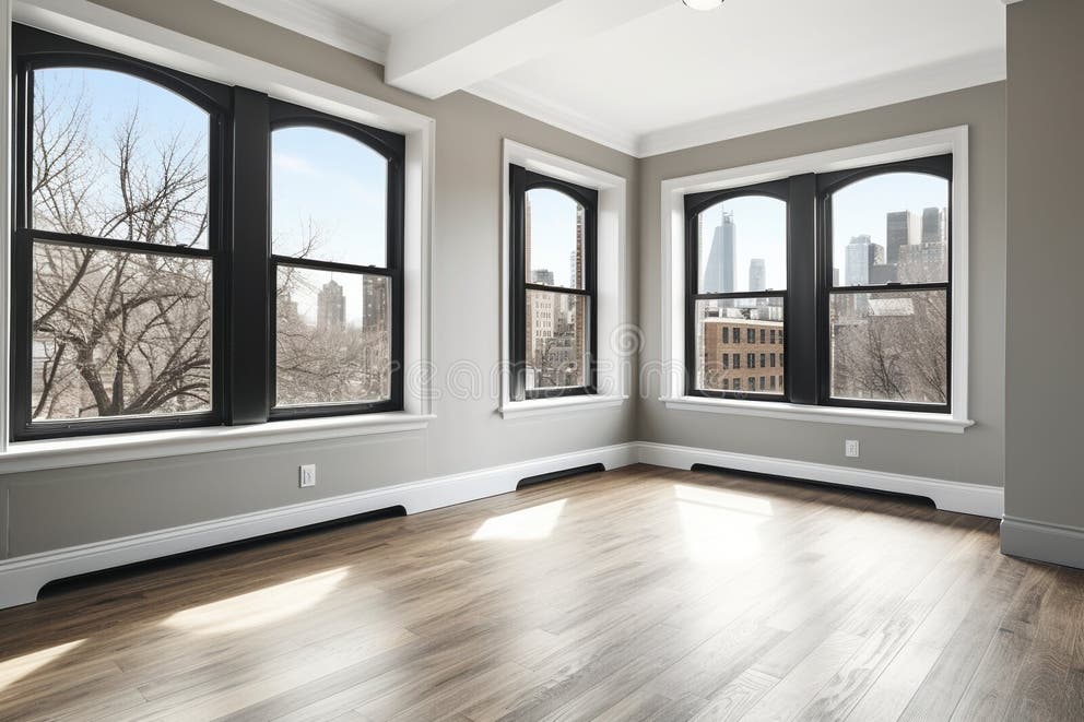 Empty Studio Apartment in Morningside Heights with Daylight Coming in ...