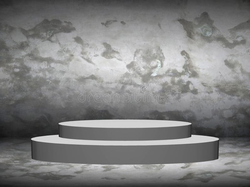 Empty Studio Room with Concrete Wall Used for Product Display, Banner ...