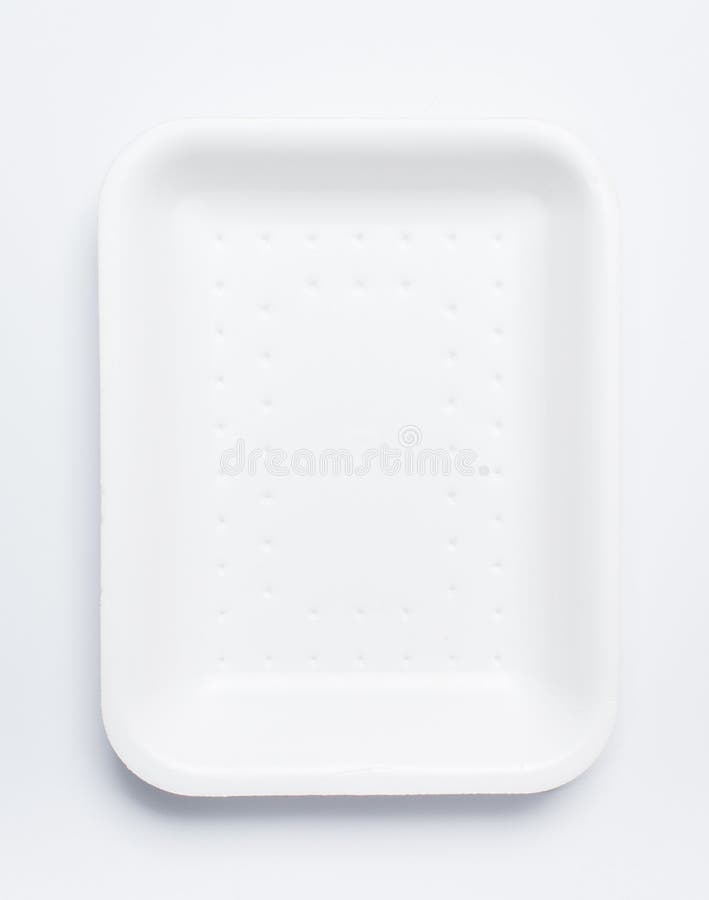 Empty Styrofoam Food Tray from the Store for Food or Snack Dinner ...
