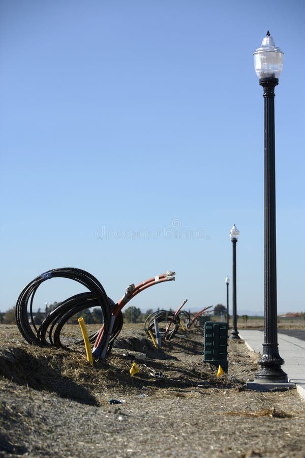 Empty subdivision stock photo. Image of street, barbs - 3993684