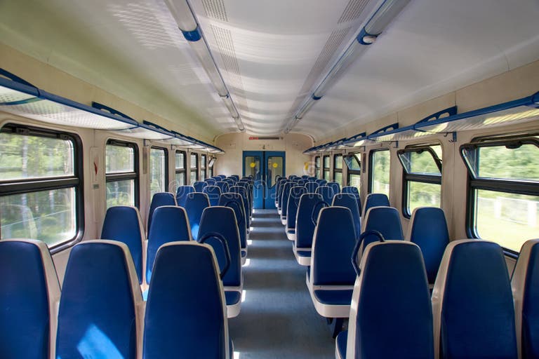 Empty suburban train stock image. Image of beovoz, rail - 154626419