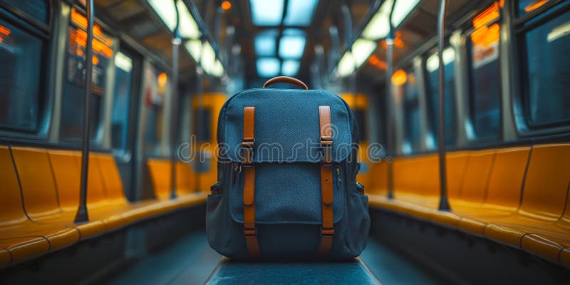 Empty Subway Carriage Backpack Stock Photos - Free & Royalty-Free Stock ...