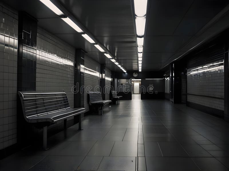 Empty Subway Platform Stock Illustrations – 1,195 Empty Subway Platform ...