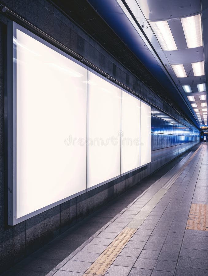 Empty Subway Platform stock photo. Image of urban, platform - 374990194