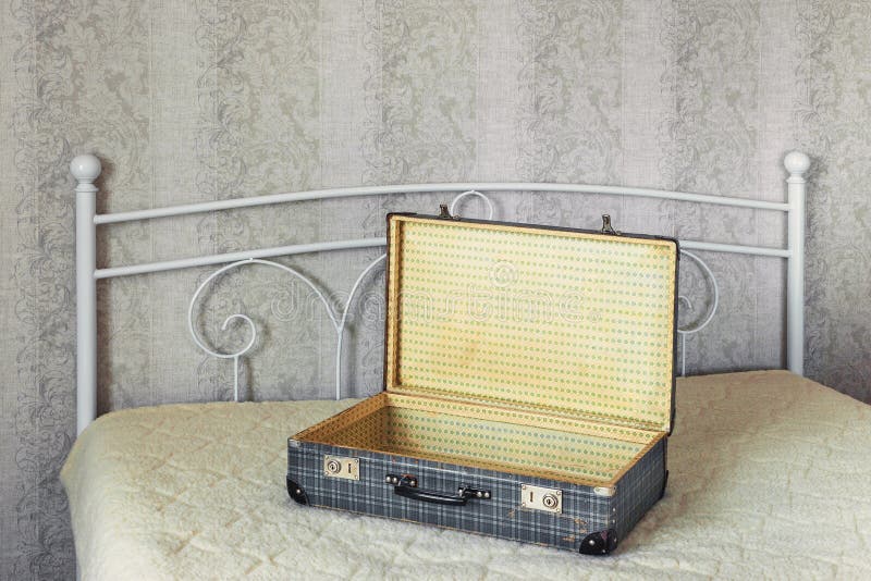 Empty suitcase stock image. Image of interior, package - 66987827