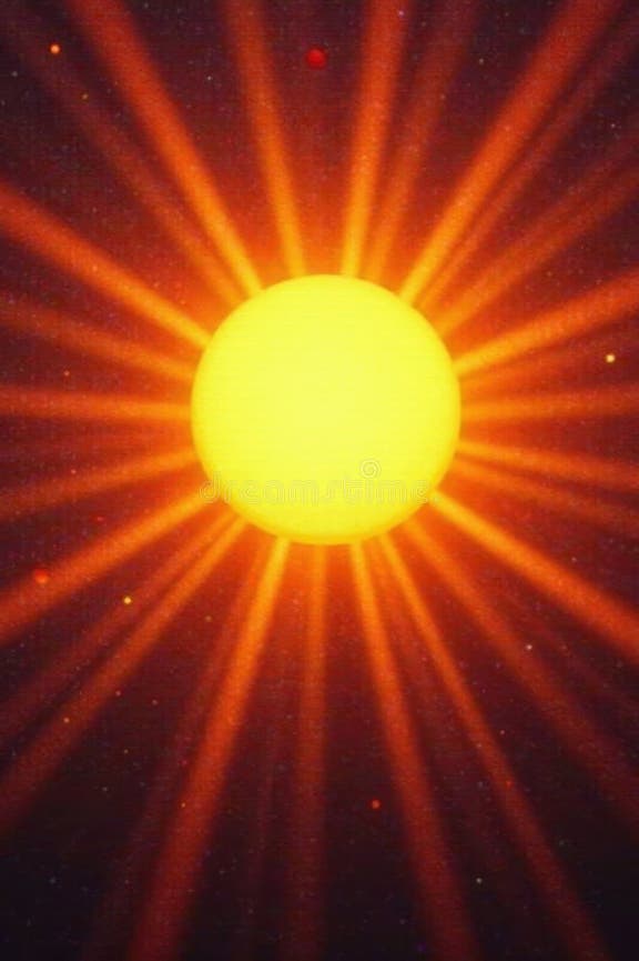 Empty Sunburst, Radiating Light Rays, No Central Object, Optical, Light ...